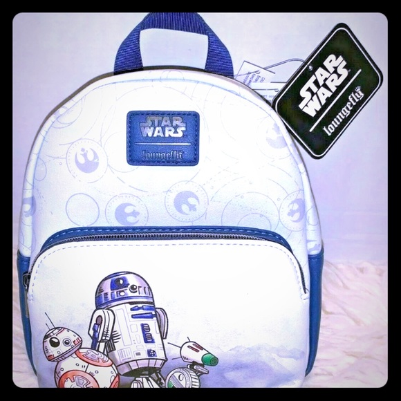 Loungefly | Bags | Loungefly Disney Star Wars Droids Mini Backpack ...